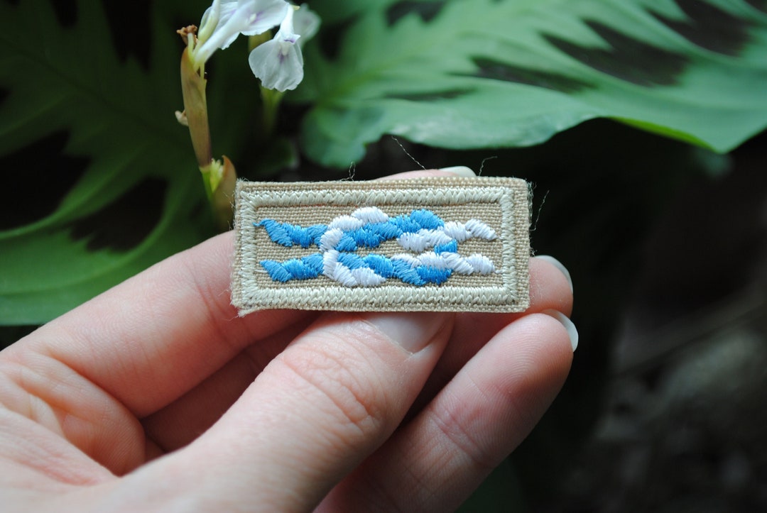 Vintage Boy Scouts Silver Beaver Award Patch Knot Award Fabric Badge ...