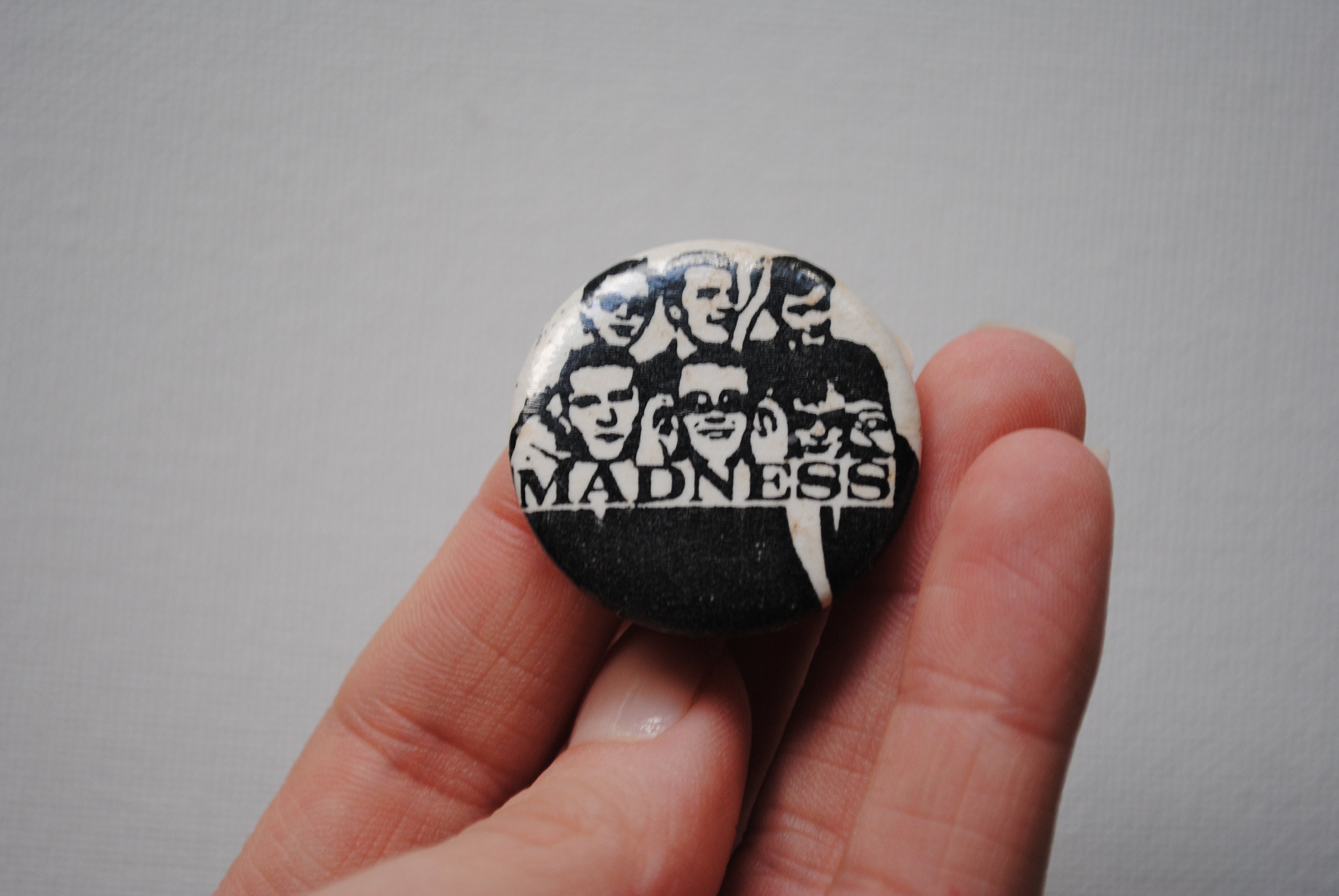 Vintage Madness Pin Back Button UK Ska Two Tone Punk Revival | Etsy