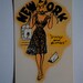 Original New York Pin up Travel Decal NY Retro Window - Etsy