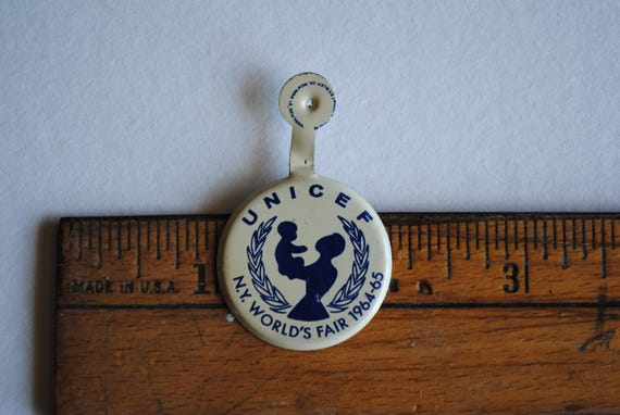 1960's UNICEF New York World's Fair 1964-65 Fold Tab … - Gem