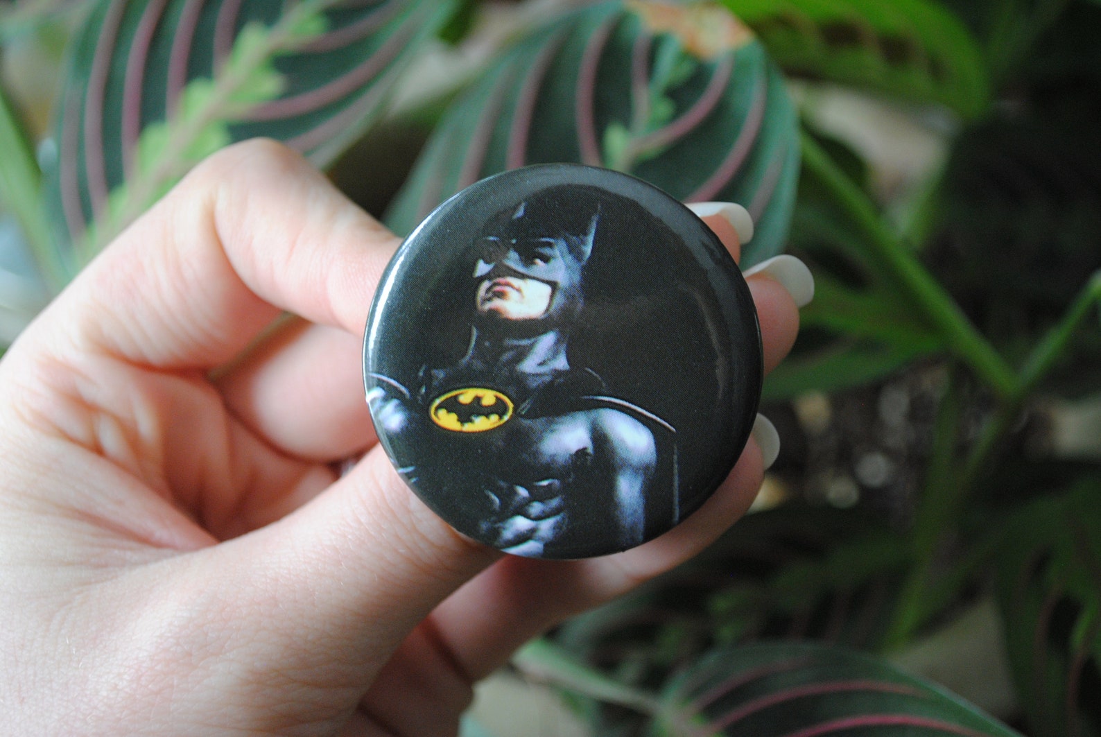 1989 Batman Button DC Comics Inc Michael Keaton Tim | Etsy