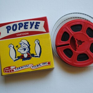 Vintage Popeye Cartoon 8mm Film - Carnival Films Inc - Original Box ...