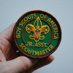 Vintage Junior Assistant Scoutmaster Patch - Boy Scouts of America ...