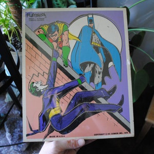 1976 Batman Board Puzzle - Joker's Escape - Playskool - 380-07 - 16 ...