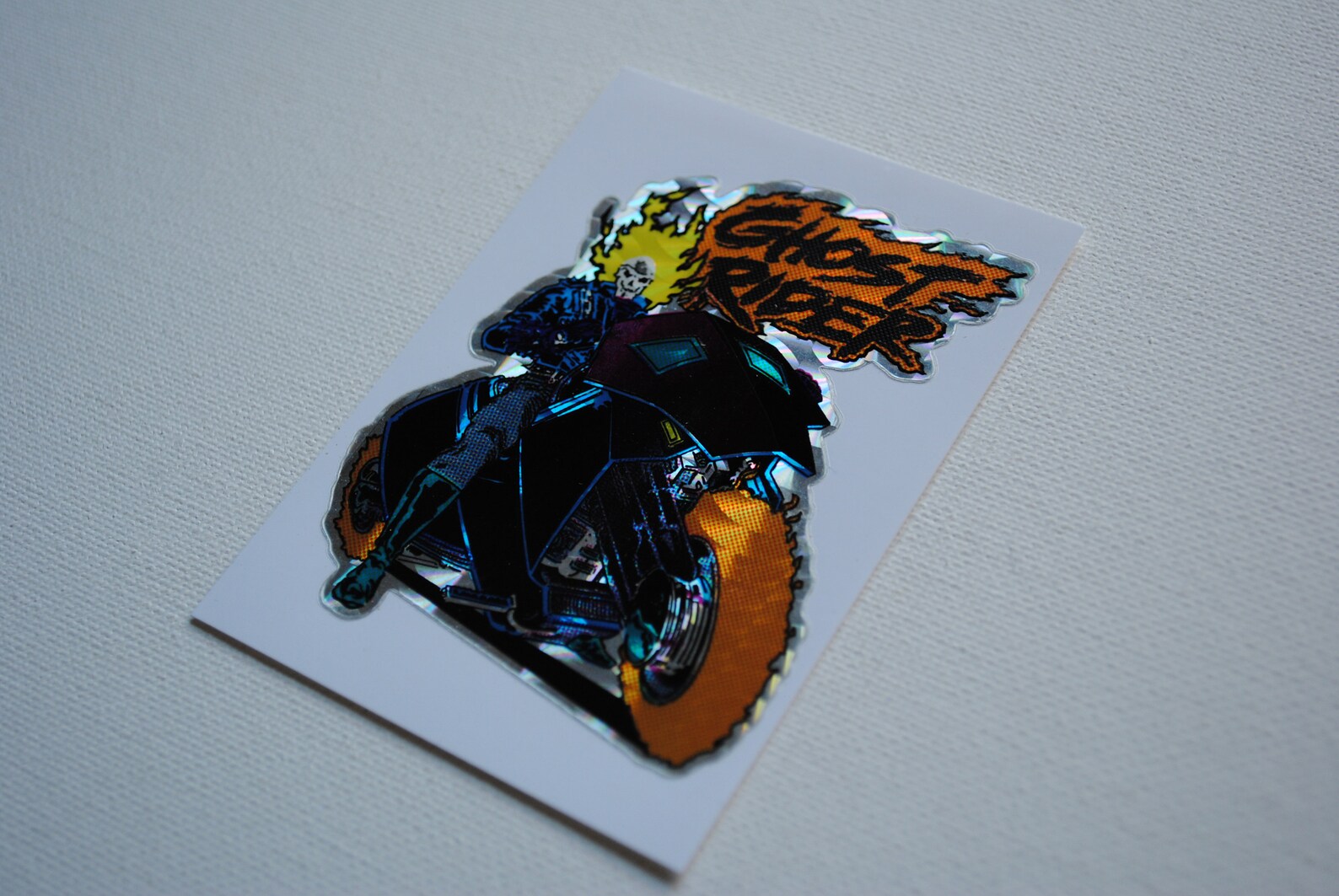 Vintage Ghost Rider Sticker Marvel Prism Sticker - Etsy