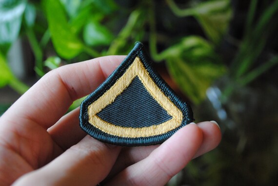 Vintage US Army Private First Class Rank Patch - PFC … - Gem