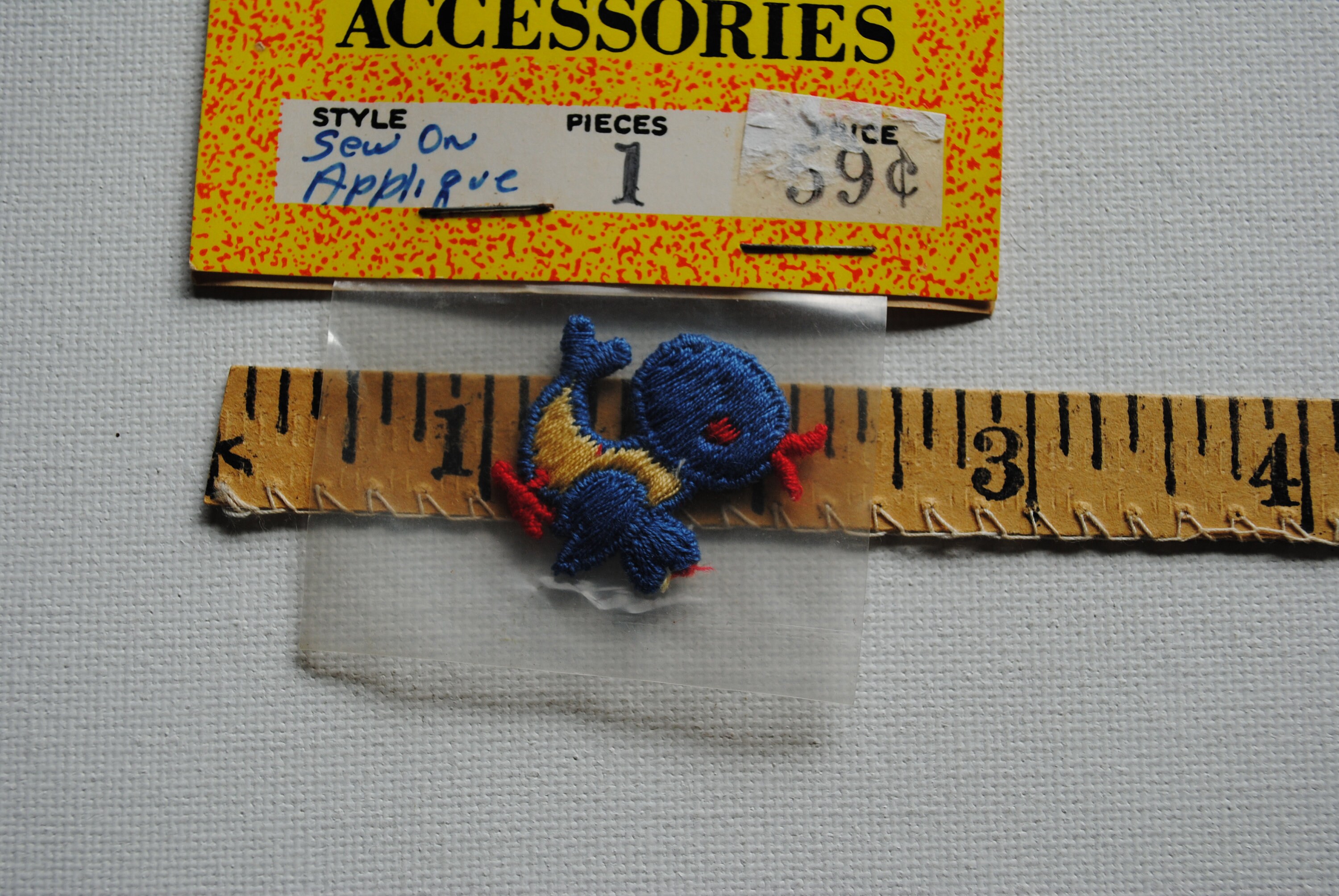 Vintage Blue Bird Patch Animal Badge Applique in - Etsy