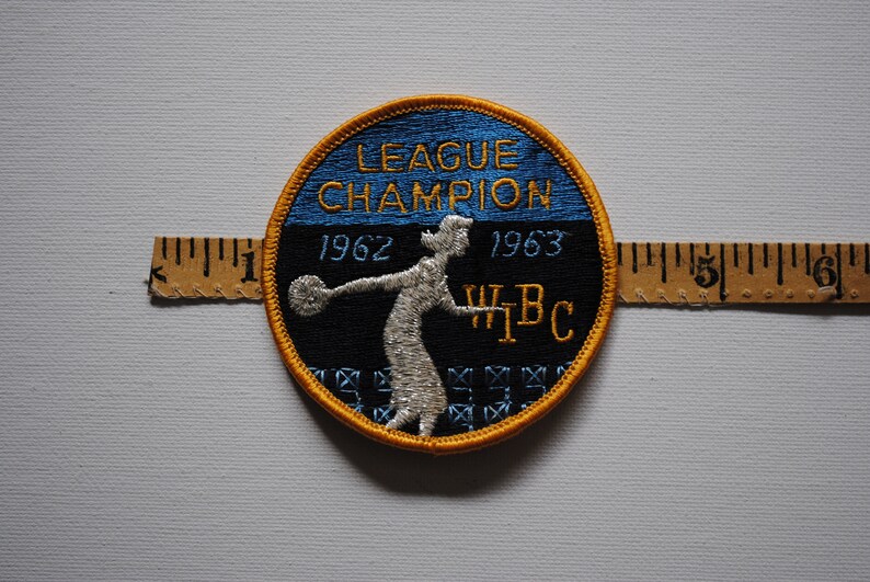 Vintage League Champion Patch 1962-1963 - Women's International Bowling ...