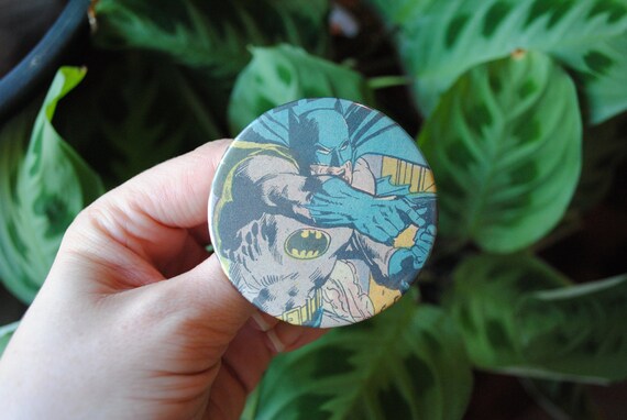 1980's Batman Button - Comic Book Art - Badge A Minit… - Gem