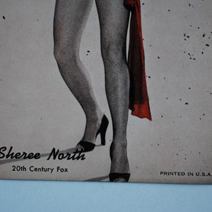 Vintage Sheree North Pin up Mutoscope Arcade Card 20th Century Fox ...