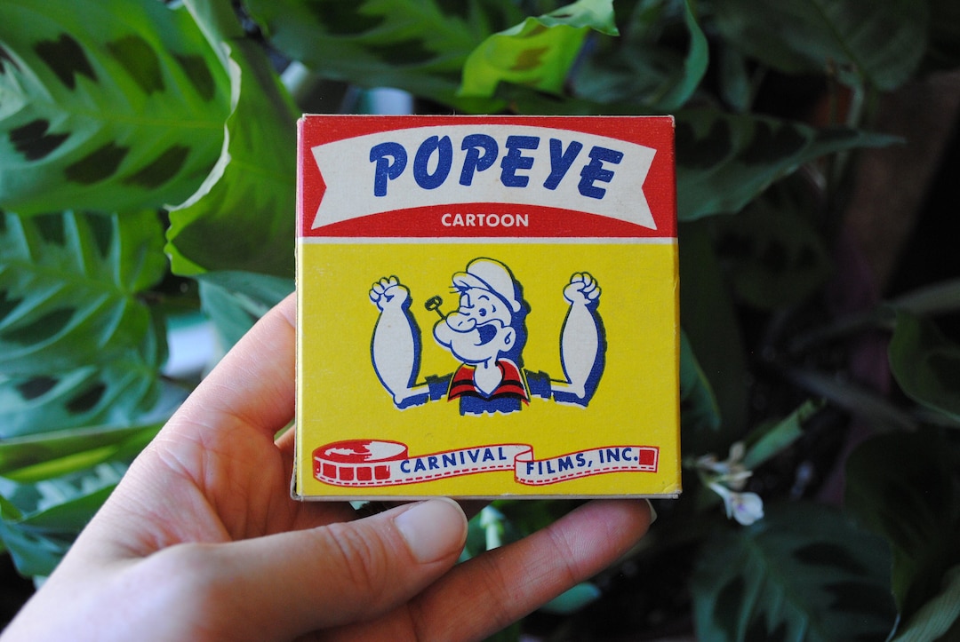 Vintage Popeye Cartoon 8mm Film - Carnival Films Inc - Original Box ...