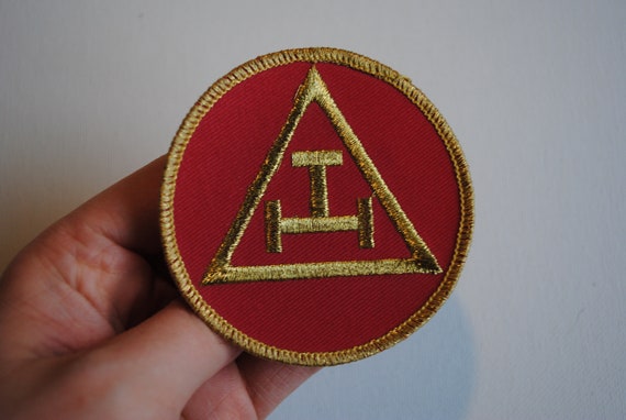 Vintage Masonic Royal Arch Chapter Emblem Patch - Mem… - Gem