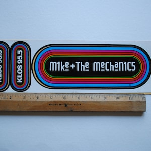 Vintage Mike + the Mechanics KLOS 95.5 Radio Concert Bumper Sticker ...