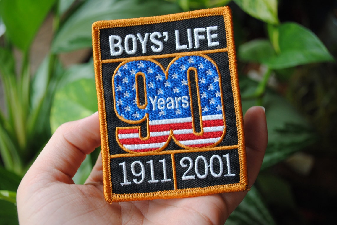 Original Boys' Life 90 Years Patch - 1911-2001 - Vintage Scouts Patch ...