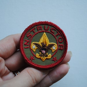 Vintage Instructor Patch - Boy Scouts of America - BSA Patch - 1970's ...