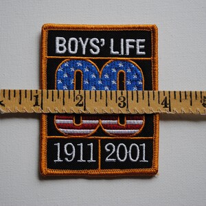 Original Boys' Life 90 Years Patch - 1911-2001 - Vintage Scouts Patch ...