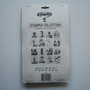 1995 Batman Forever Stamper Collection - 16 Stamps and 2 Stamp Pads ...