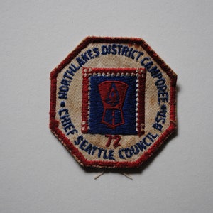 Vintage Chief Seattle Council BSA Patch - Northlakes District Camporee ...