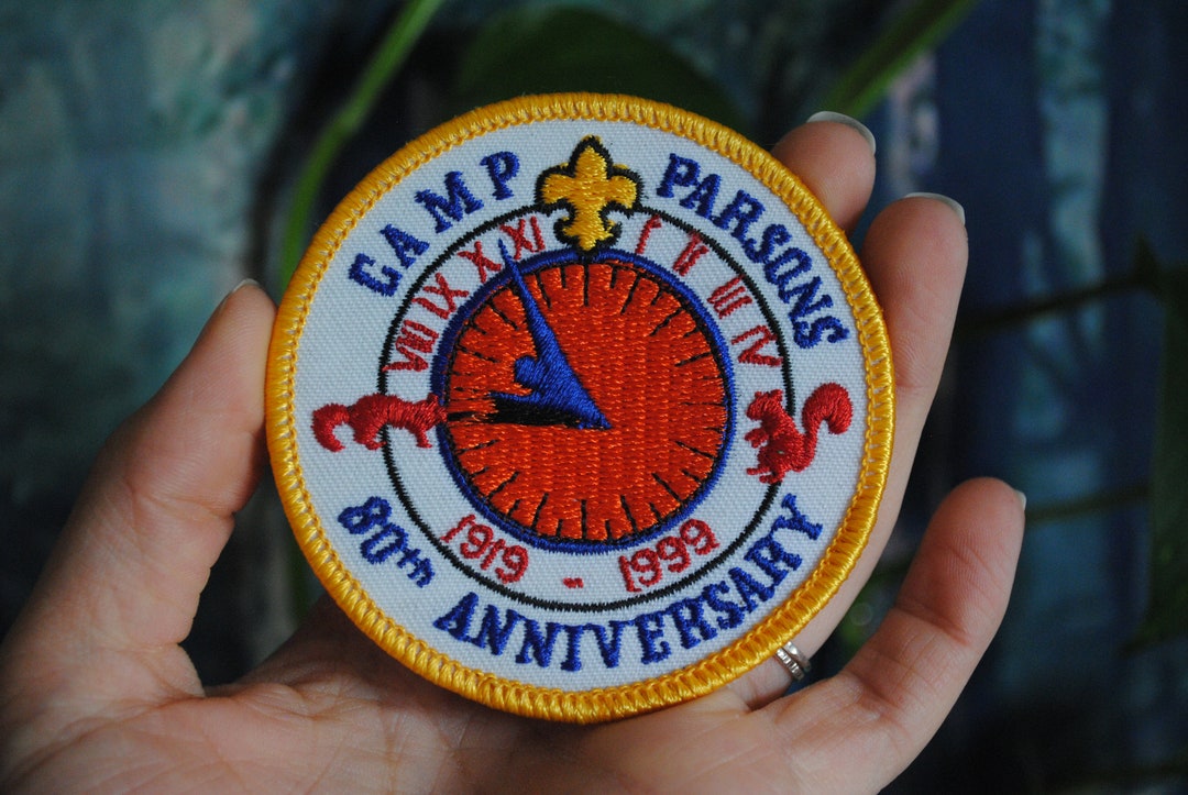 Camp Parsons 80th Anniversary Patch - Chief Seattle Council - 1919-1999 ...