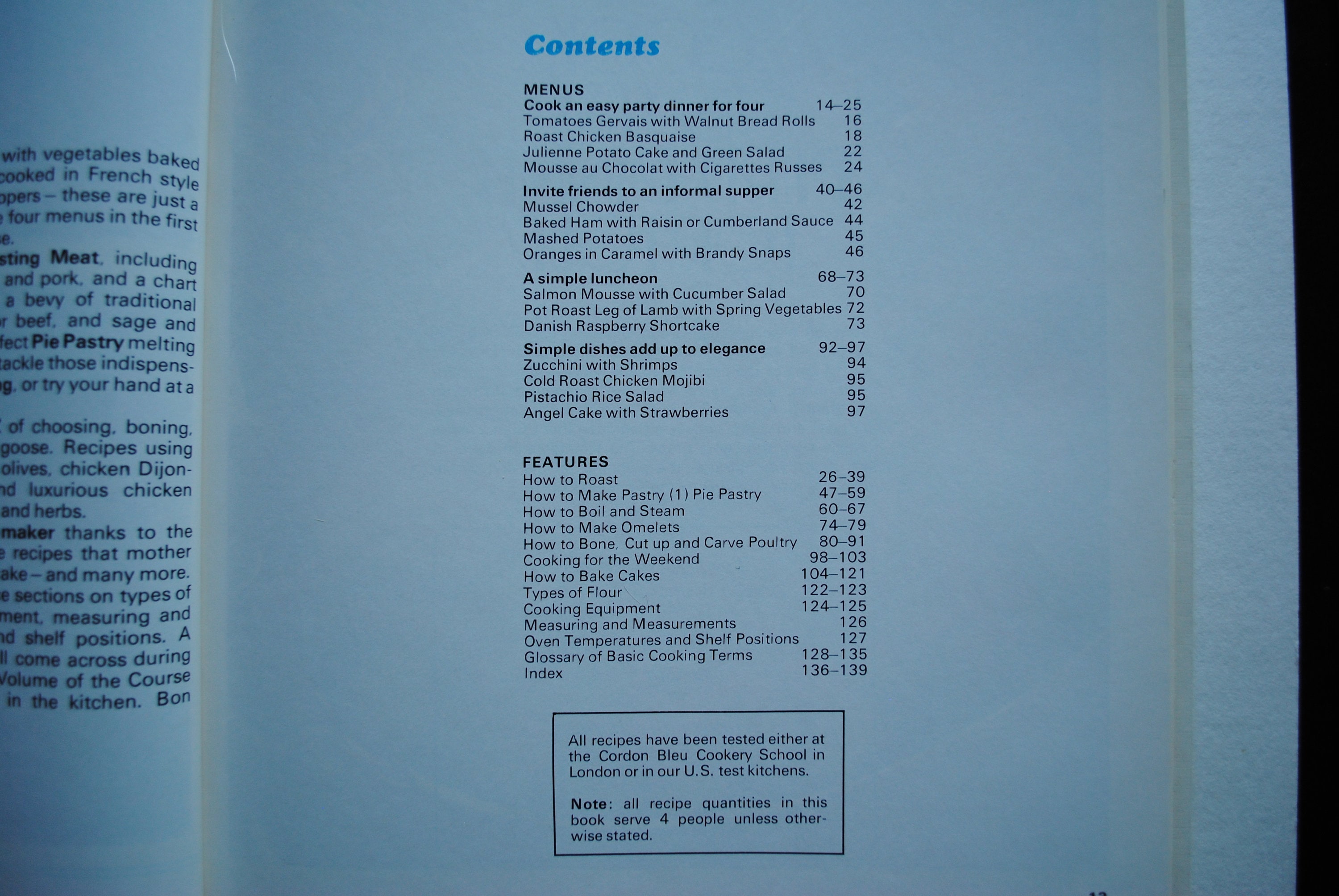 1979 Grand Diplôme Cooking Course Book - Volume 1 - Grolier Enterprises ...