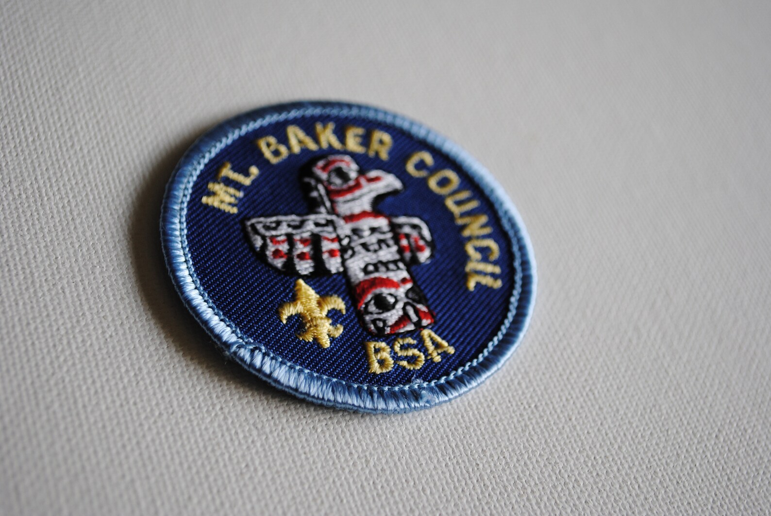 Vintage Mt. Baker Council - Boy Scouts of America Patch - Totem Pole ...