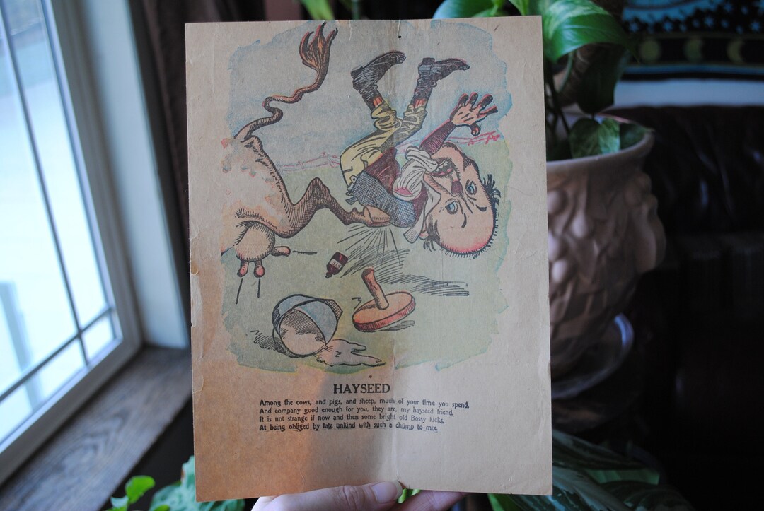1900's Hayseed Vinegar Valentine Card - Insult Cards - Sarcastic ...