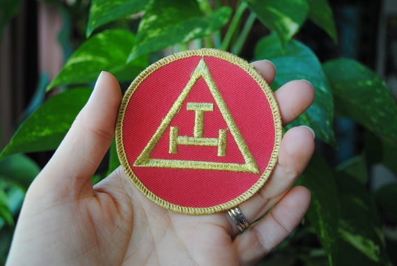 Vintage Masonic Royal Arch Chapter Emblem Patch - Mem… - Gem