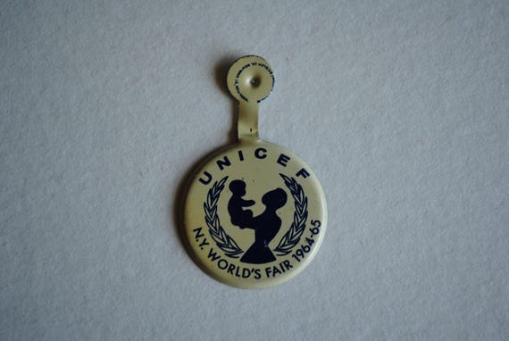 1960's UNICEF New York World's Fair 1964-65 Fold Tab … - Gem