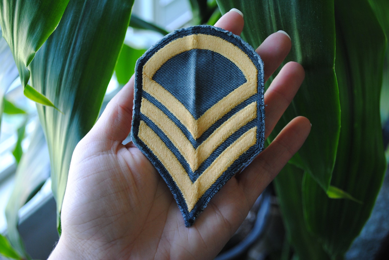 Vintage US Army Staff Sergeant Rank Patch - SSG - Green and Yellow ...