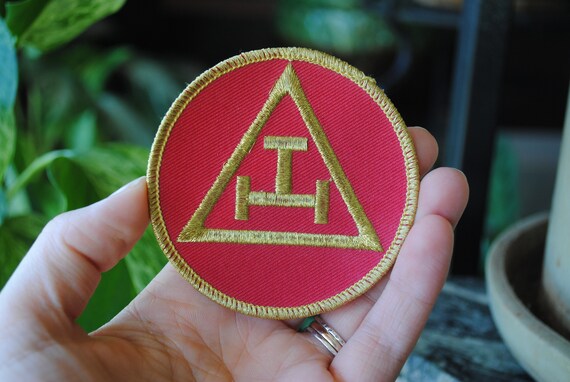 Vintage Masonic Royal Arch Chapter Emblem Patch - Mem… - Gem
