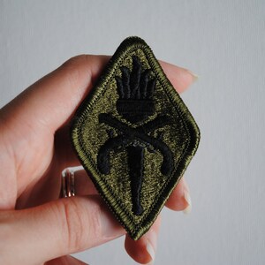 Vintage US Army Military Police School Patch - Unit Patch - Subdued ...