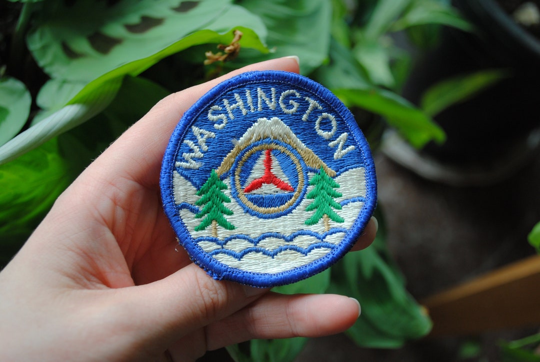 Vintage Washington Wing Civil Air Patrol Patch - Mount Rainier ...