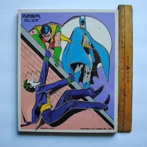 1976 Batman Board Puzzle - Joker's Escape - Playskool - 380-07 - 16 ...