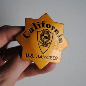 1960's California U.S. Jaycees Badge - Member of the United States Jc's ...
