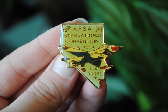 1994 AFSA International Convention Enamel Pin - Air F… - Gem