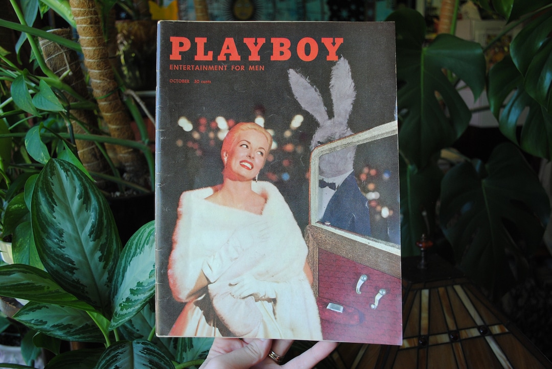 Playboy October 1957 Vol. 4 No. 10 Vintage Magazine With Centerfold ...