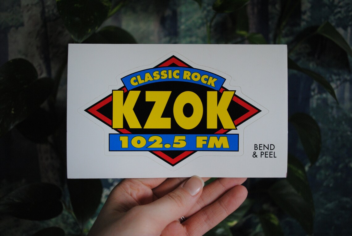 Vintage KZOK Seattle Radio Station Bumper Sticker Classic | Etsy