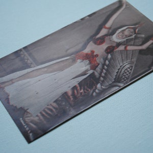 Vintage Las Vegas Show Girl Pin up Mutoscope Arcade Card - Blonde in ...