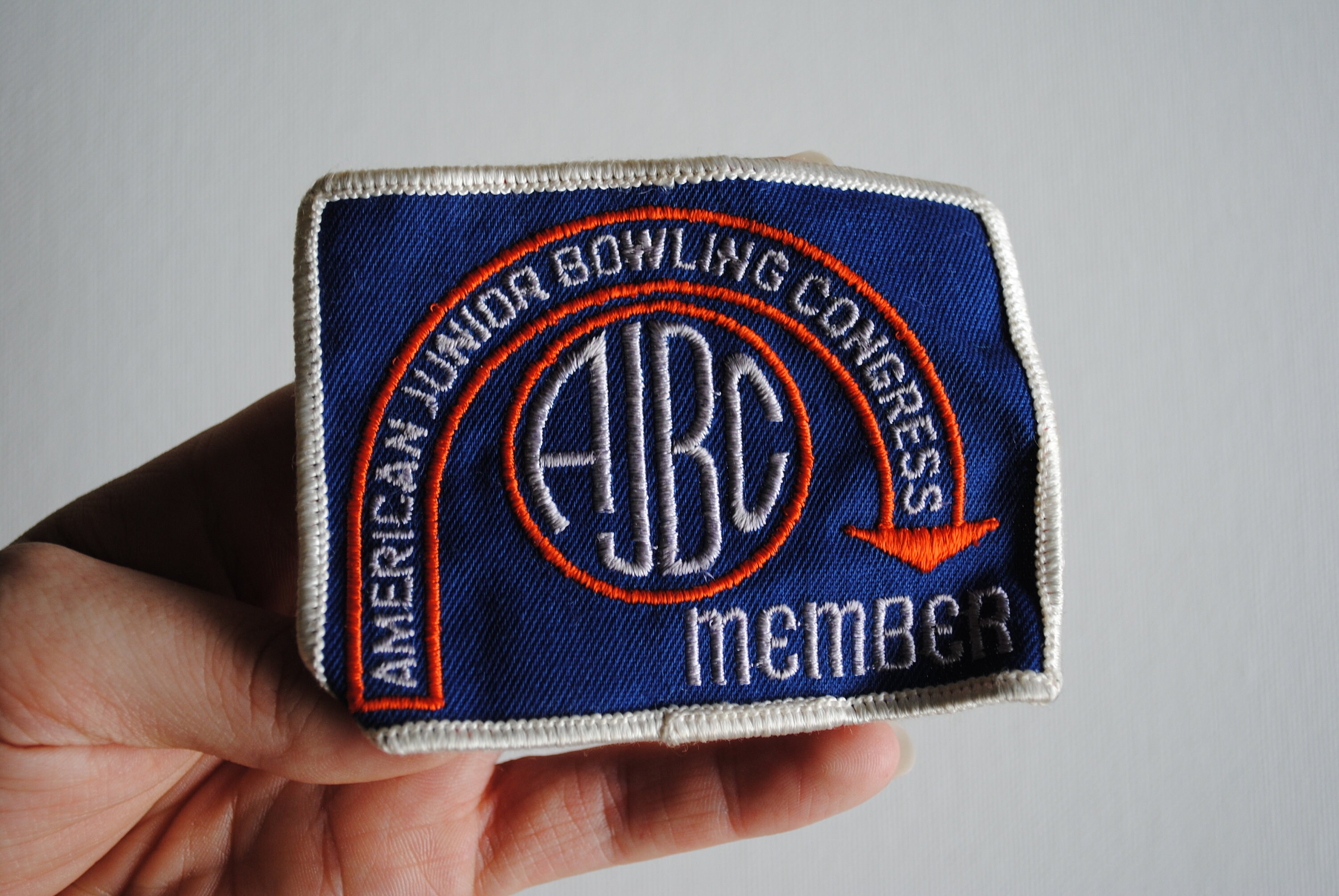 Vintage AJBC Member Patch - American Junior Bowling Congress - Vintage ...