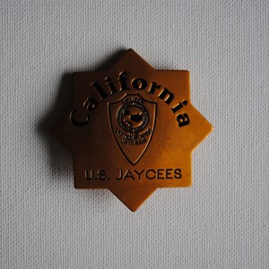 1960's California U.S. Jaycees Badge - Member of the United States Jc's ...