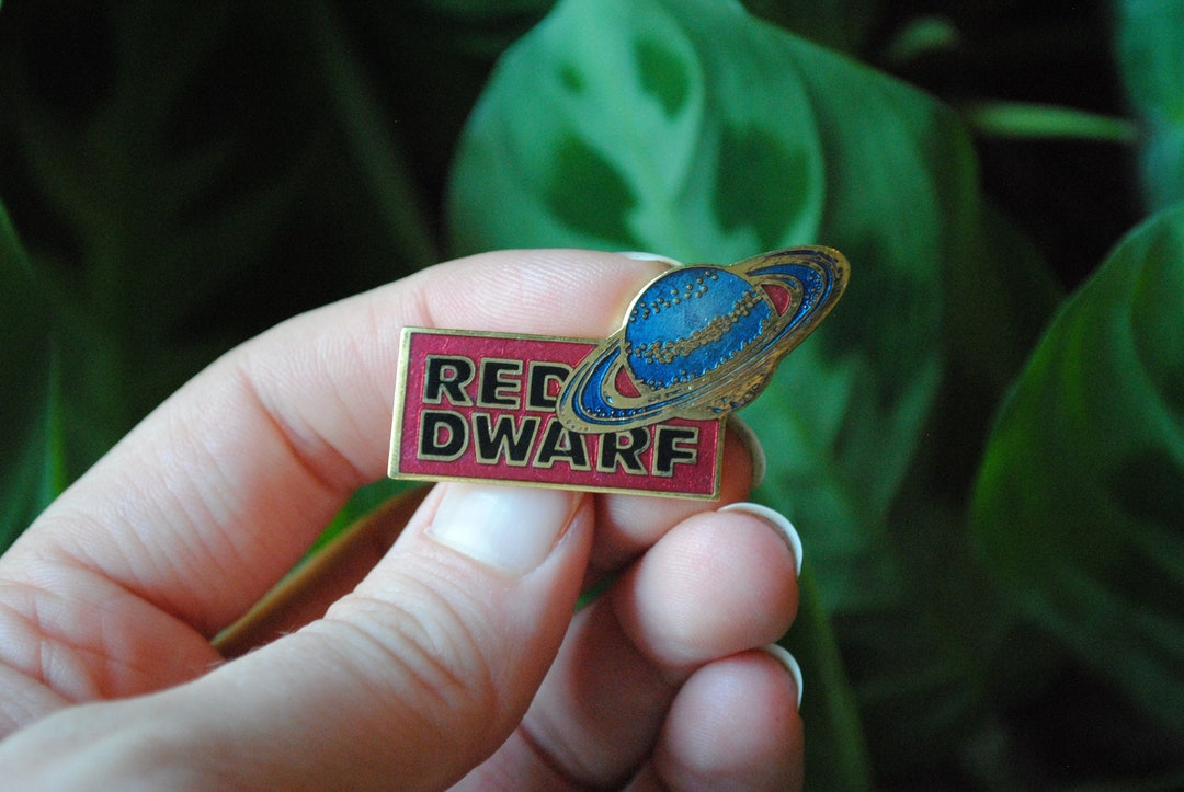 1990's Red Dwarf Enamel Pin BBC Sci-fi Comedy Vintage Lapel Pin Space ...