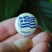 Vintage Greece Flag Pin Back Button - Flags of the World Pinback ...