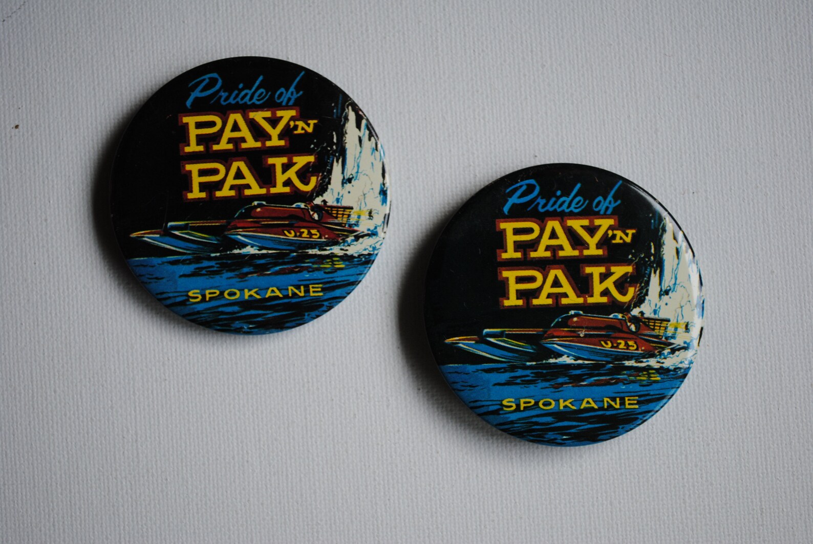 Vintage Pride of Pay 'N Pak Unlimited Hydroplanes Button - Etsy