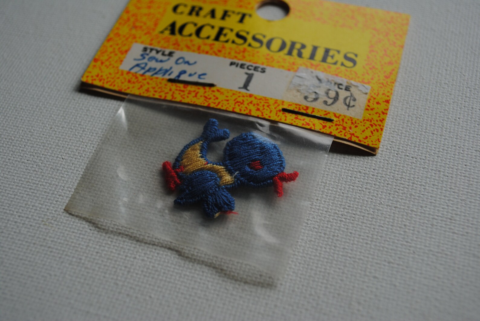 Vintage Blue Bird Patch Animal Badge Applique in - Etsy