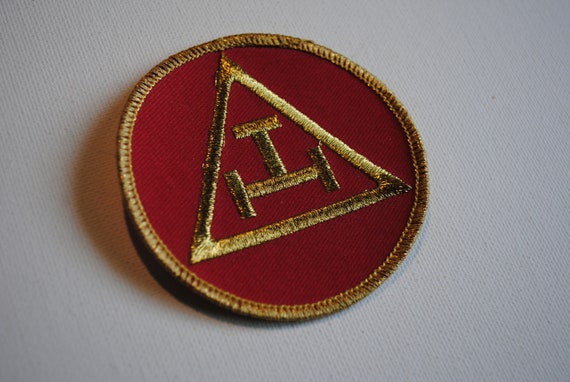 Vintage Masonic Royal Arch Chapter Emblem Patch - Mem… - Gem