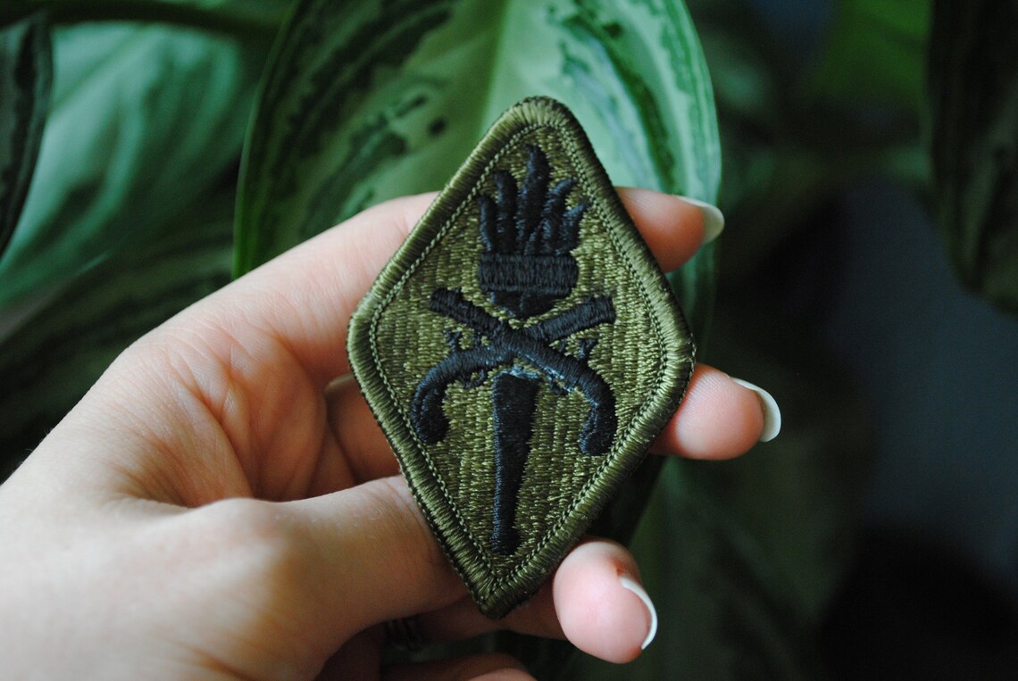 Vintage US Army Military Police School Patch - Unit Patch - Subdued ...