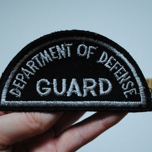 Vintage US Department of Defense Guard Police Patch Law Enforcement ...