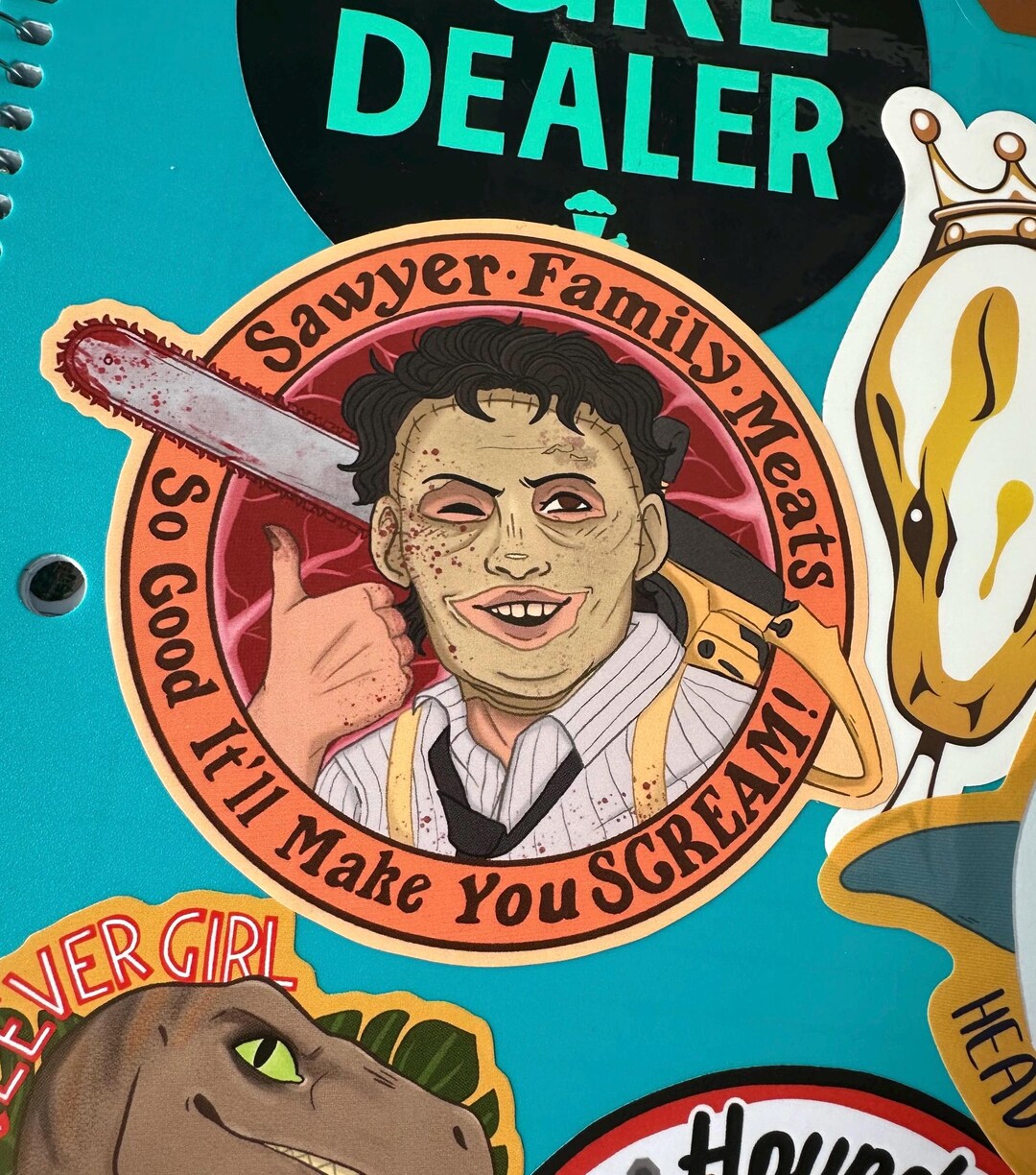 TCM DBD Bubba Vinyl Sticker - Gift for Horror Lovers - Etsy