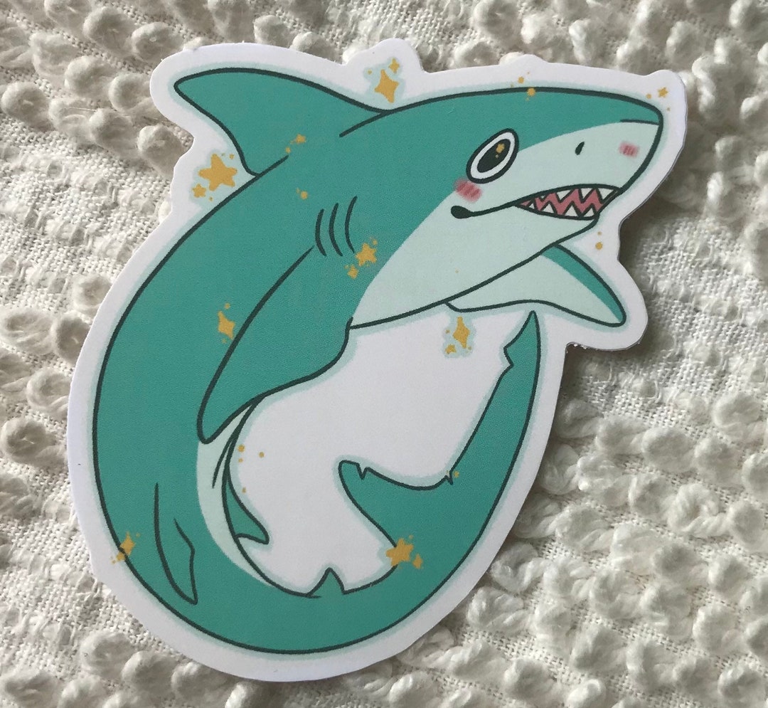 Shark Sticker - Etsy