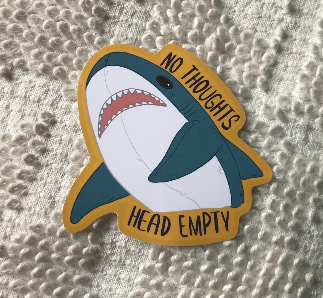 Swedish Shark Vinyl Sticker Funny IKEA Inspired BLÅHAJ - Etsy